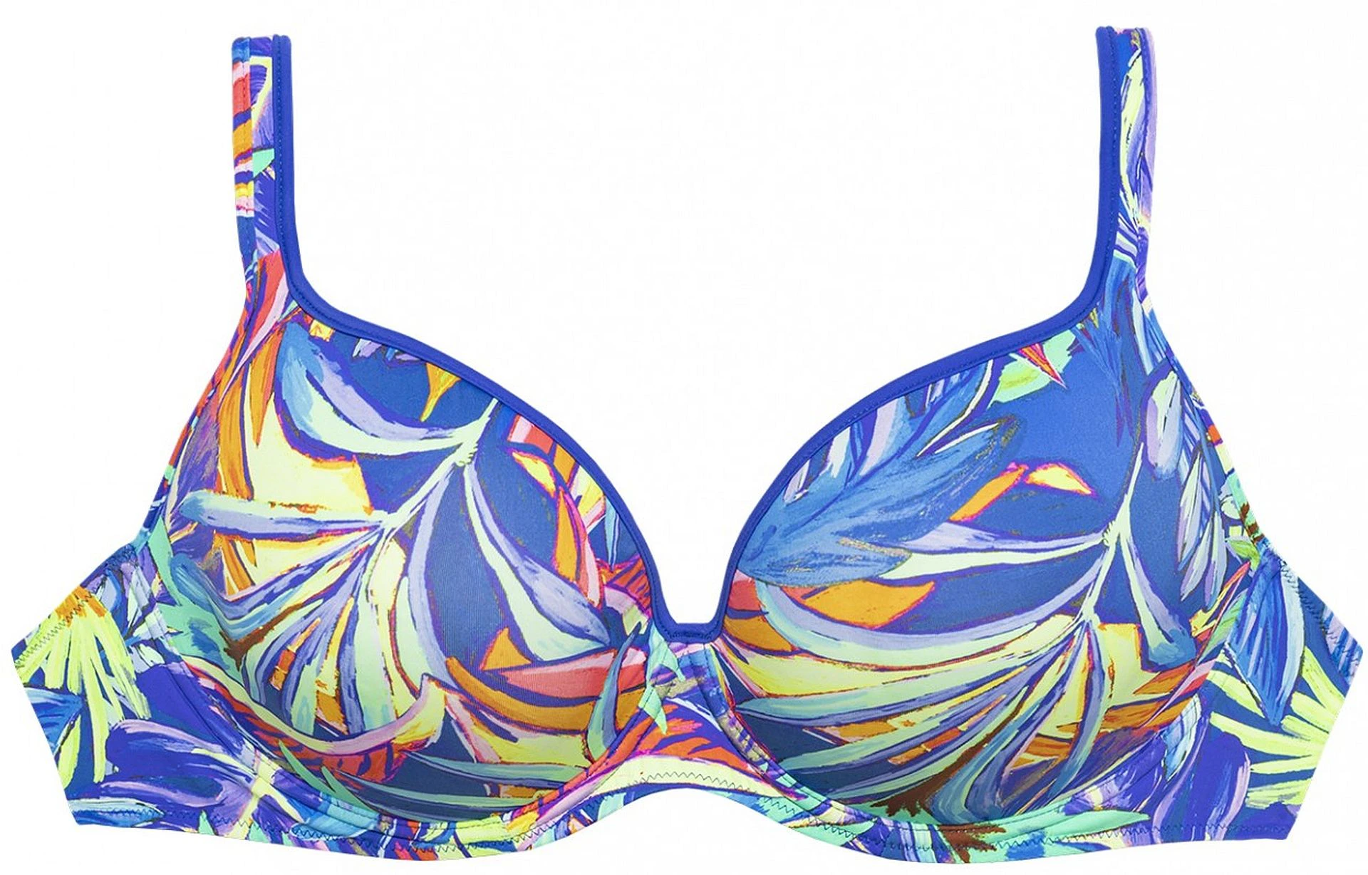 Jemně vyztužené plavky Triola 89208/91 modré - moda-pradlo.cz